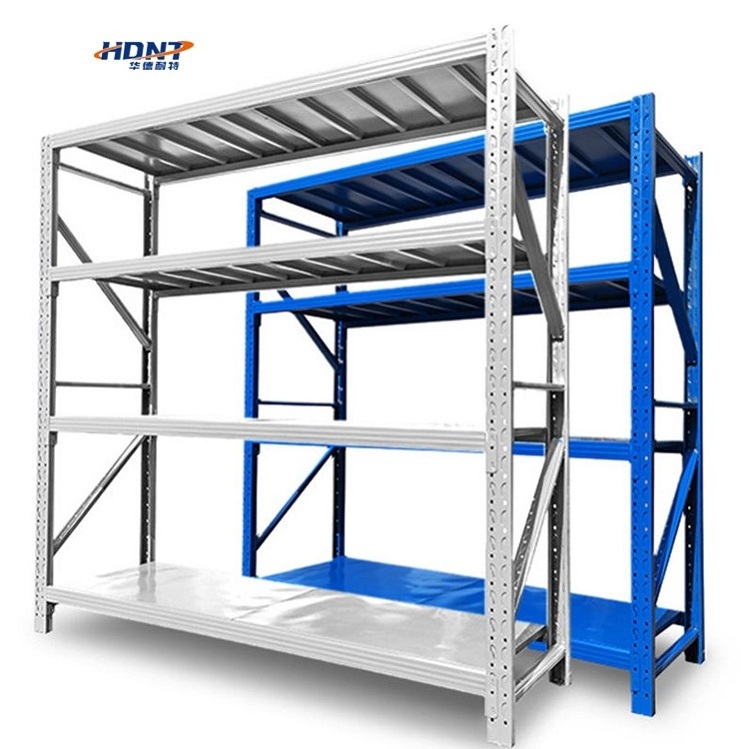 Medium Duty Steel Metal Shelving Rack Corrosion Protection Stacking ...