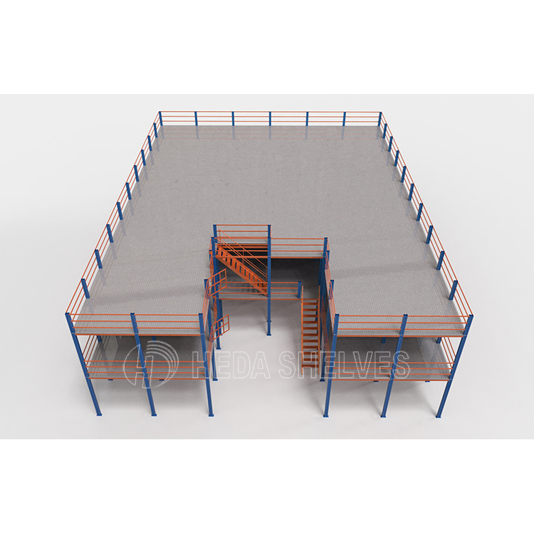 Industrial Heavy Duty Multi-tier Warehouse Rack Steel Mezzanine Floor ...