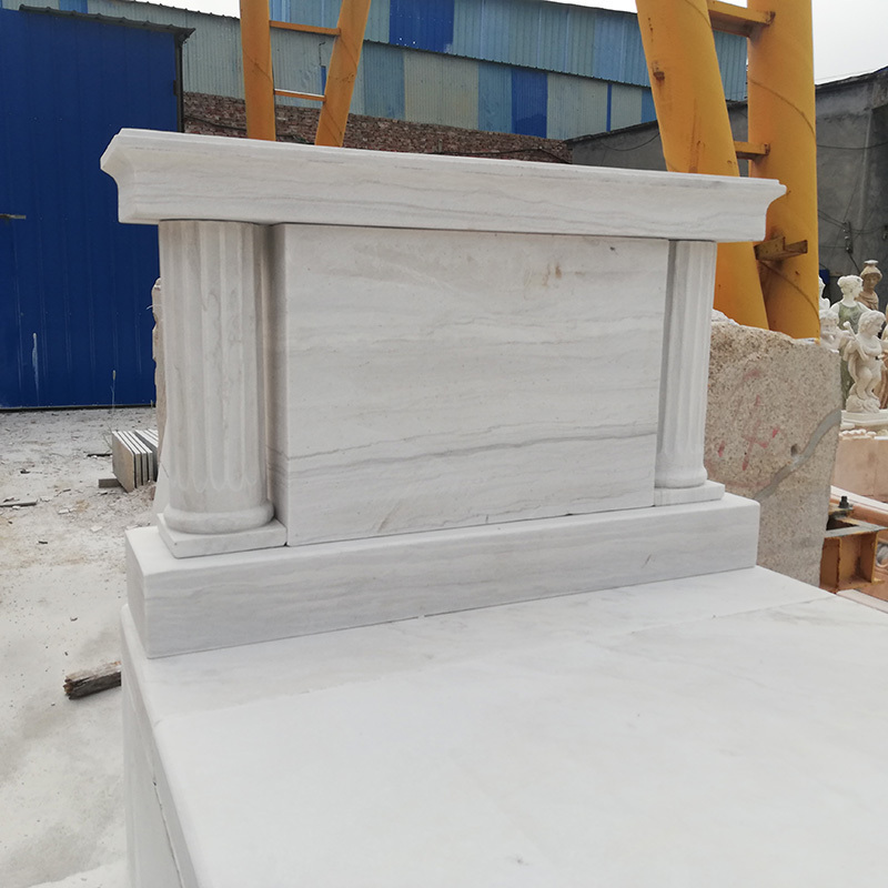 Custom Simple Designs Natural Stone Tombstone Headstone Cemetery ...