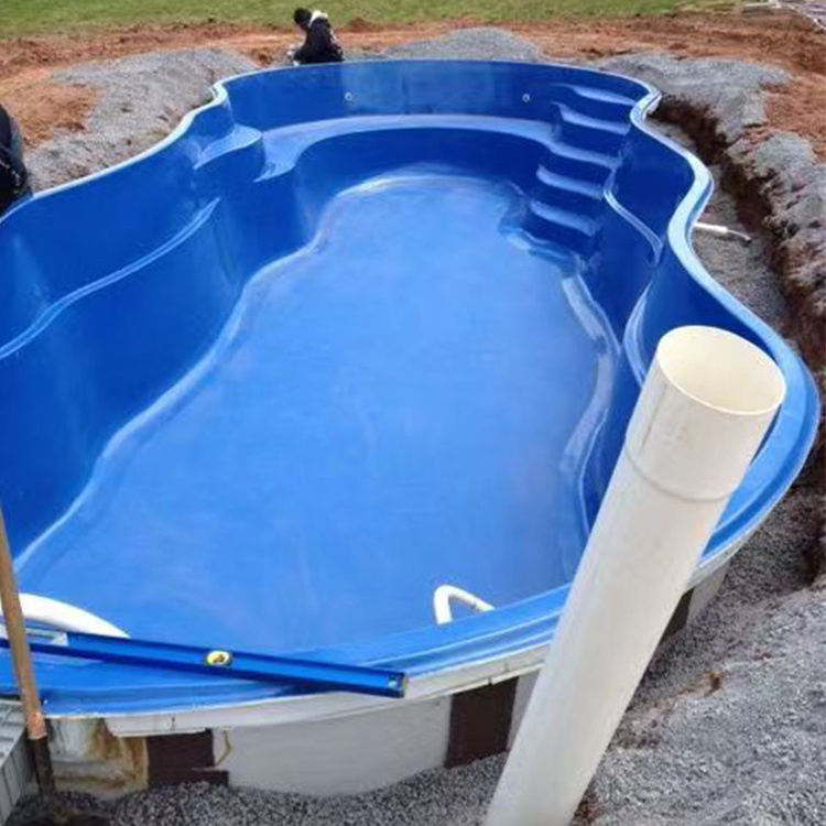 above ground big size fiberglass pool shell inground swimming outdoor ...