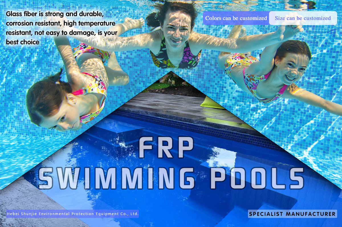 Outdoor modern luxury modular swimming pool shell, underground swimming ...