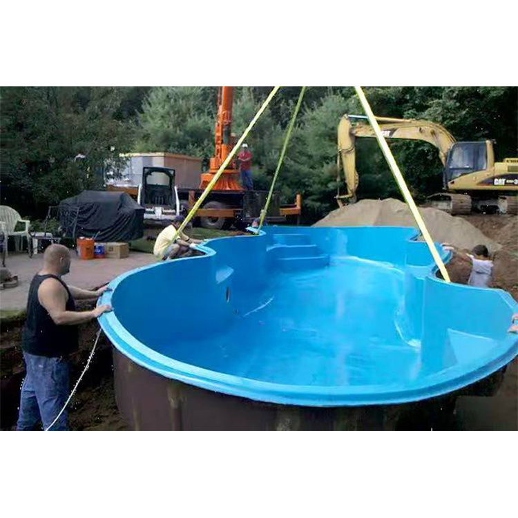 above ground big size fiberglass pool shell inground swimming outdoor ...