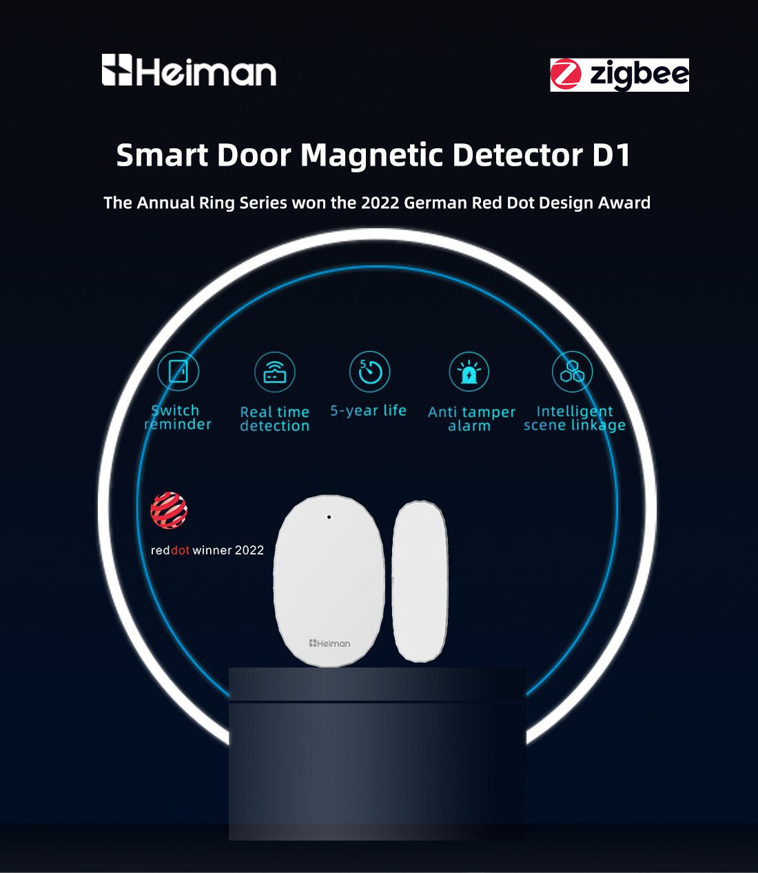 smart fire alarm app tuya zigbee door sensor smart matter door and ...