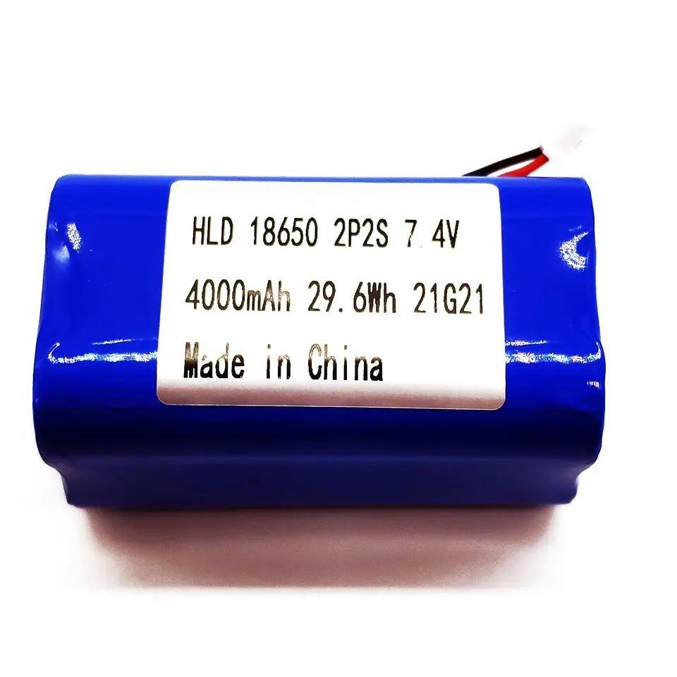 18650 battery 2s2p 7.4v 4000mah 18650 nmc 4000 mah lithium battery ...