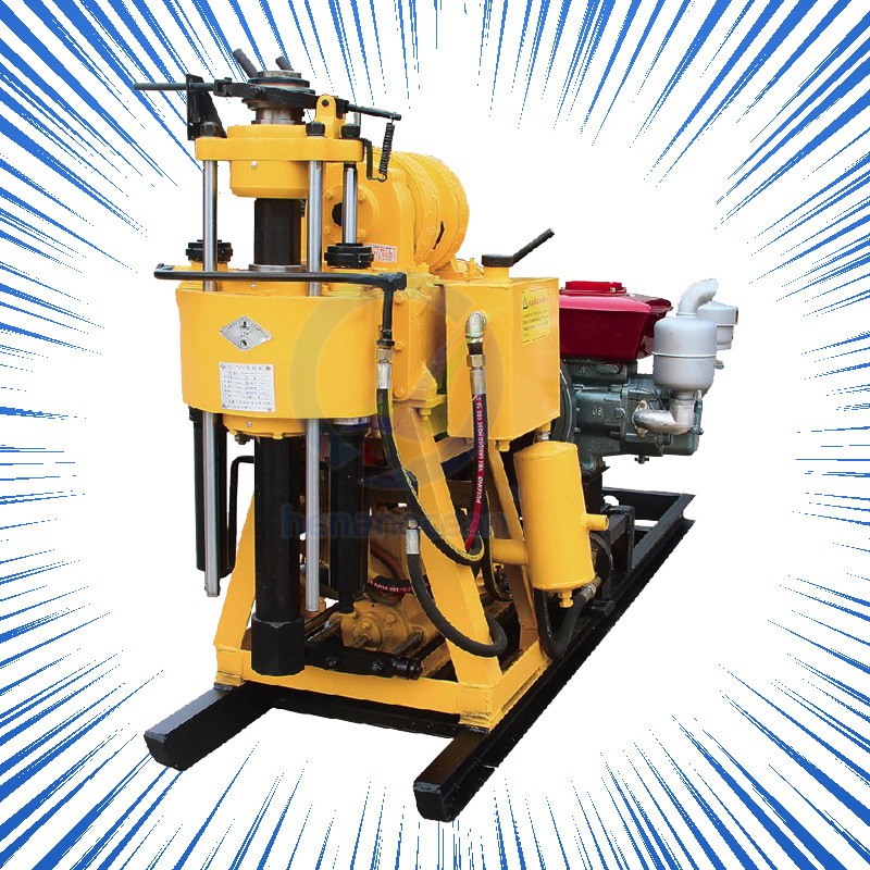 300hp Road Driller 160m 200m Core Borehole Drill Machine Diesel Drill ...