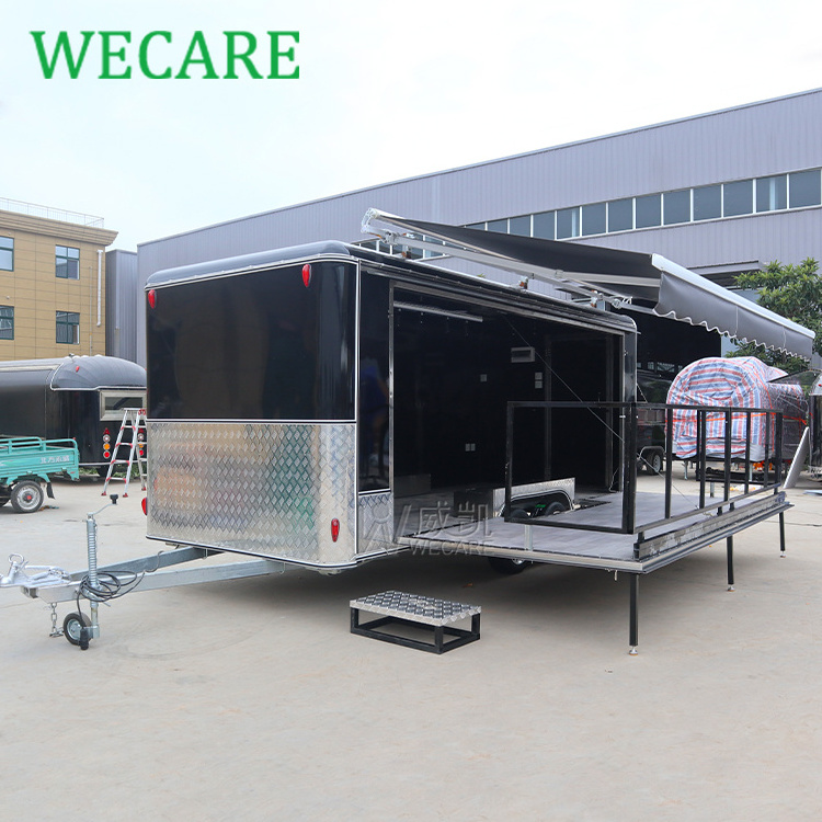 Custom Mobile Party Stage Exhibition Trailer Mobile Bar BBQ Grill Food ...