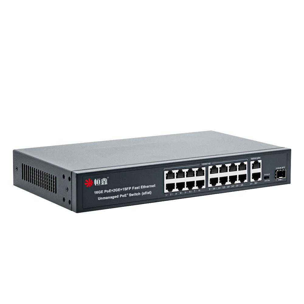 Ethernet POE Switch 48V 10/100/1000mbps Active 16 port Network Switches ...
