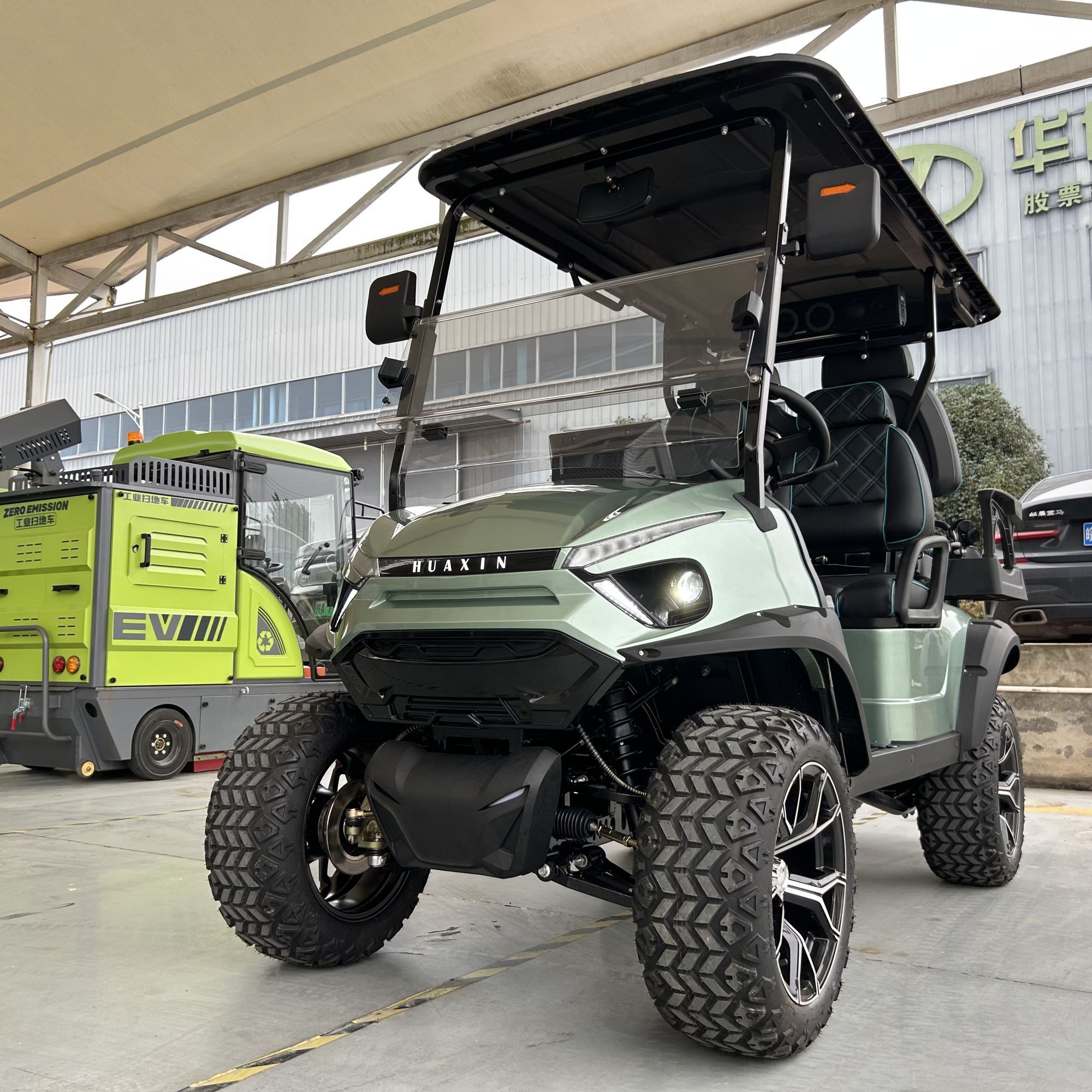 Newly Designed Stand Up Golf Cart Electric Lithium Newly Designed 4 ...