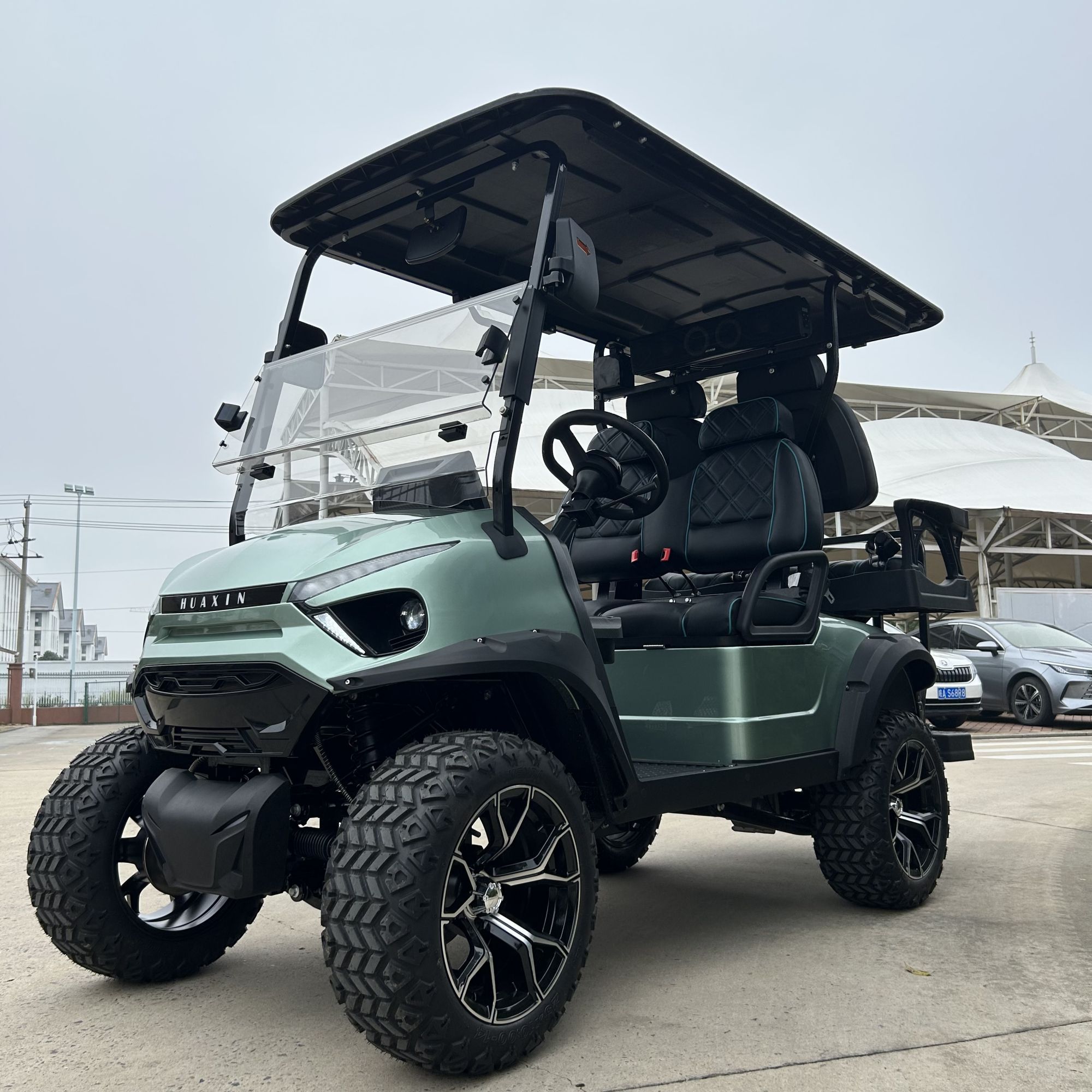 Newly Designed Stand Up Golf Cart Electric Lithium Newly Designed 4 ...