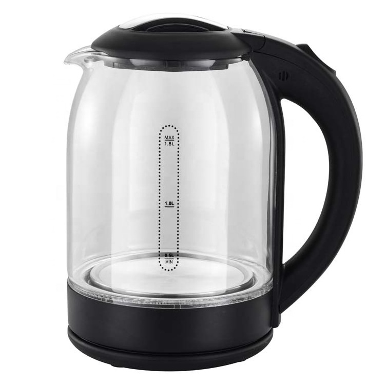 color changing cordless Electric glass kettle germany electric kettle ...