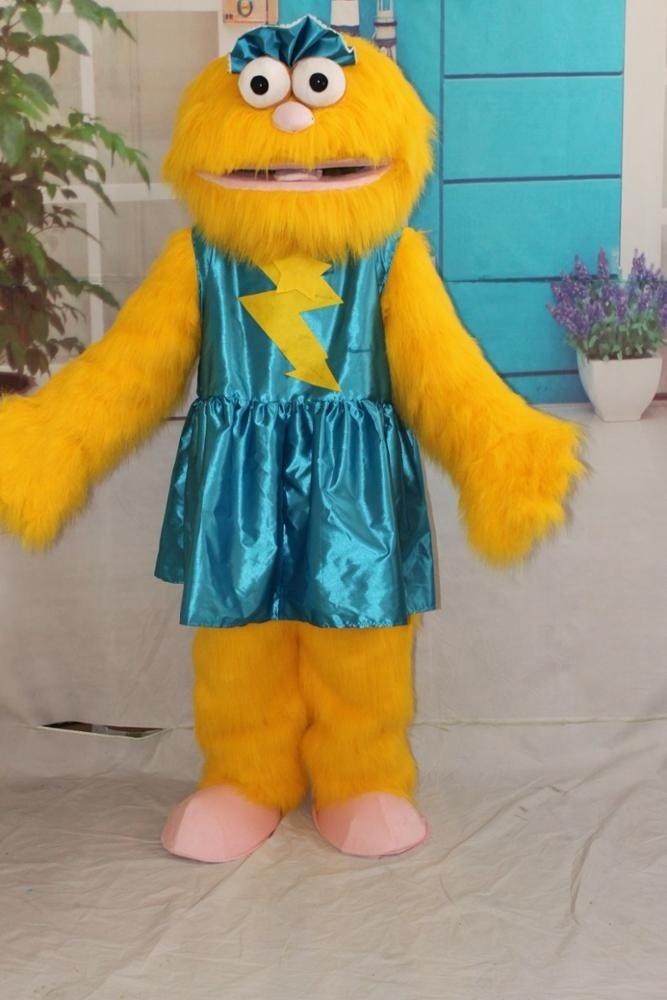 Funtoys Plush Sesame Street Cookie Monster Elmo Mascot Cartoon Costume ...