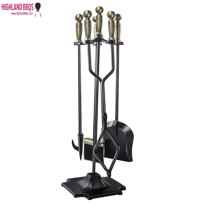 Fireplace Accessories Cast Iron Fire Log holder Fireside Fireplace ...