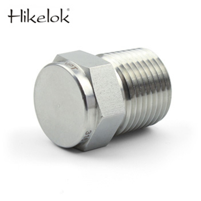 Hikelok 316 Stainless Steel Pipe Plug And Hollow Hex Plugs Male NPT ...