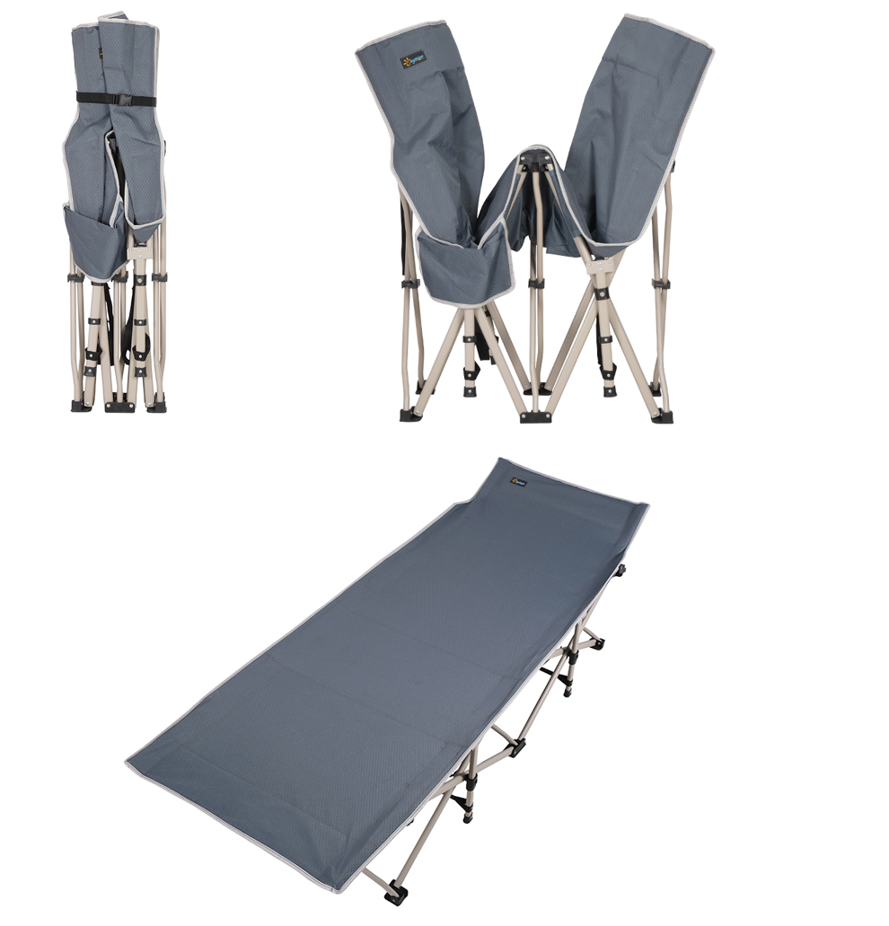 2024 outdoor portable office sleeping bed camping single bed with side ...