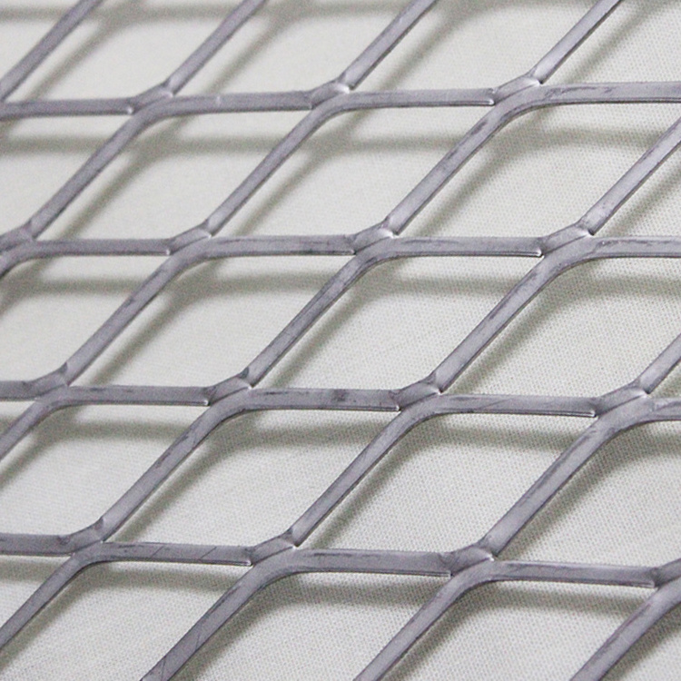 flattened 3/4 #9 galvanized stainless steel grid diamond expanded metal ...