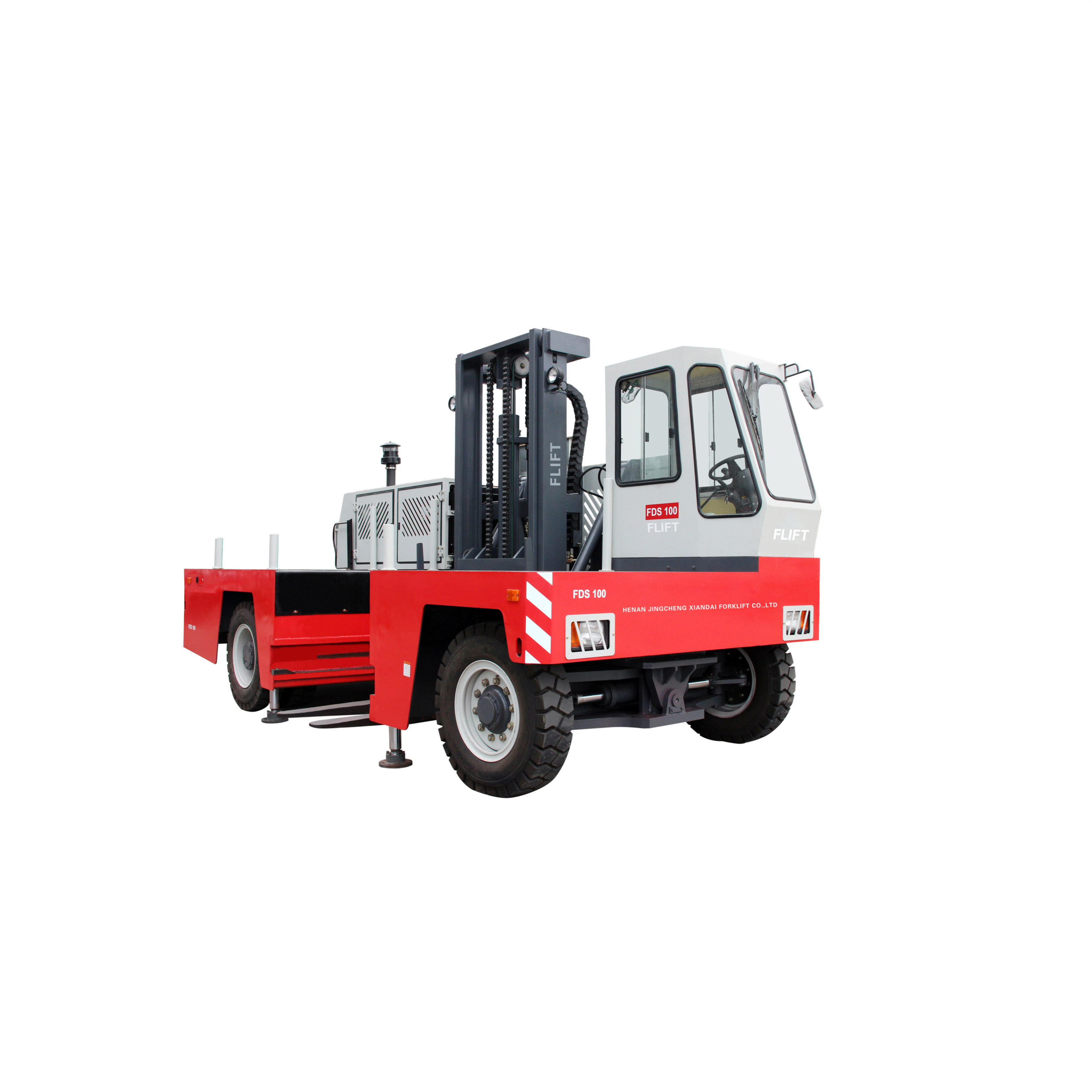 Chinese High quality side lift forklift 10 ton diesel side loader ...