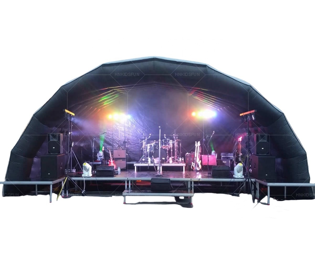 Outdoor huge inflatable Shell tent inflatable stage tent for concert ...