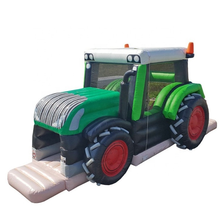 Kids Outdoor Playground Inflatable Monster Tractor Bounce House Jumping ...