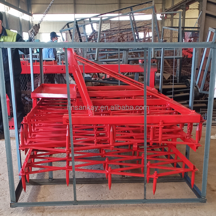 High quality 3Point Spike Tooth Harrow, Tractor Attachment Farm rake ...