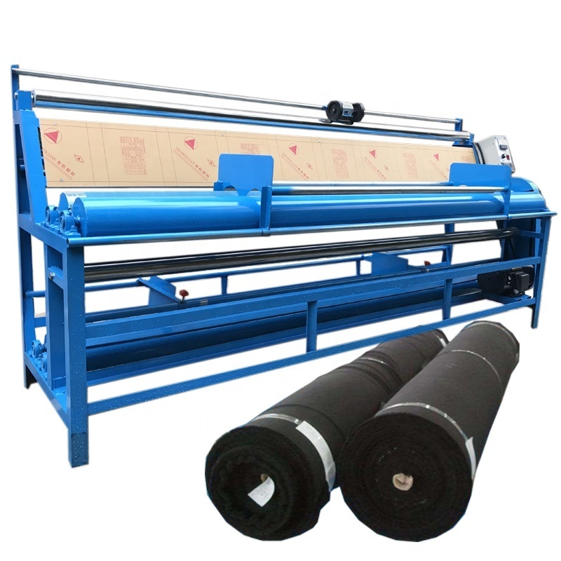 Automation Portable Fabric Roller Machine Textile Fabric Roll Measuring ...