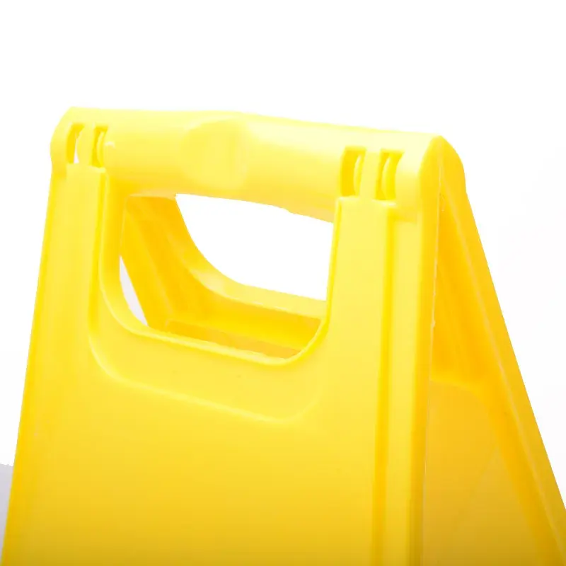 A-Shape Foldable Plastic Safety Warning Wet Floor Caution Sign ...