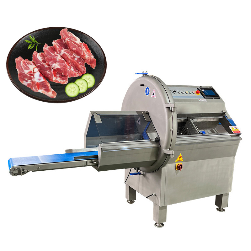 Automatic Sausage Steak Cheese Ham Pork Cooked Meat Slicing Machine ...