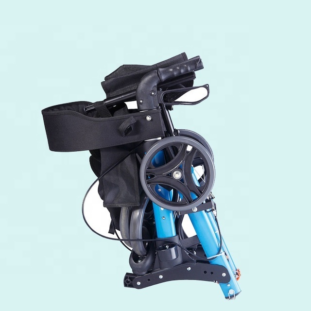 Rollator folding walker portable adjustable shopping medical outdoor ...