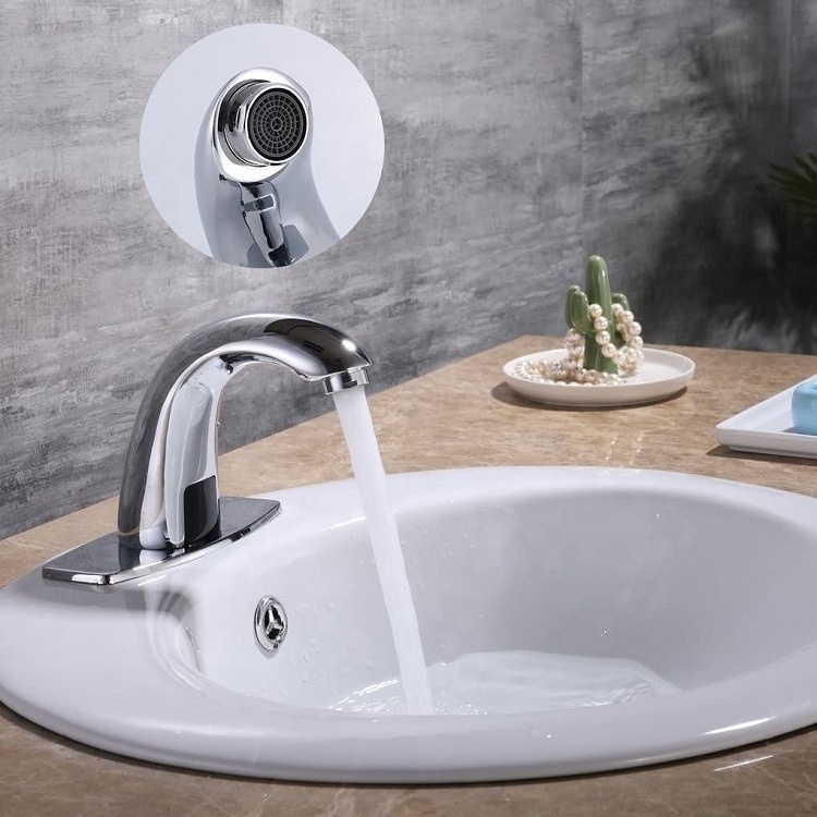 Hands free smart tap stainless steel water save sensor touchless ...