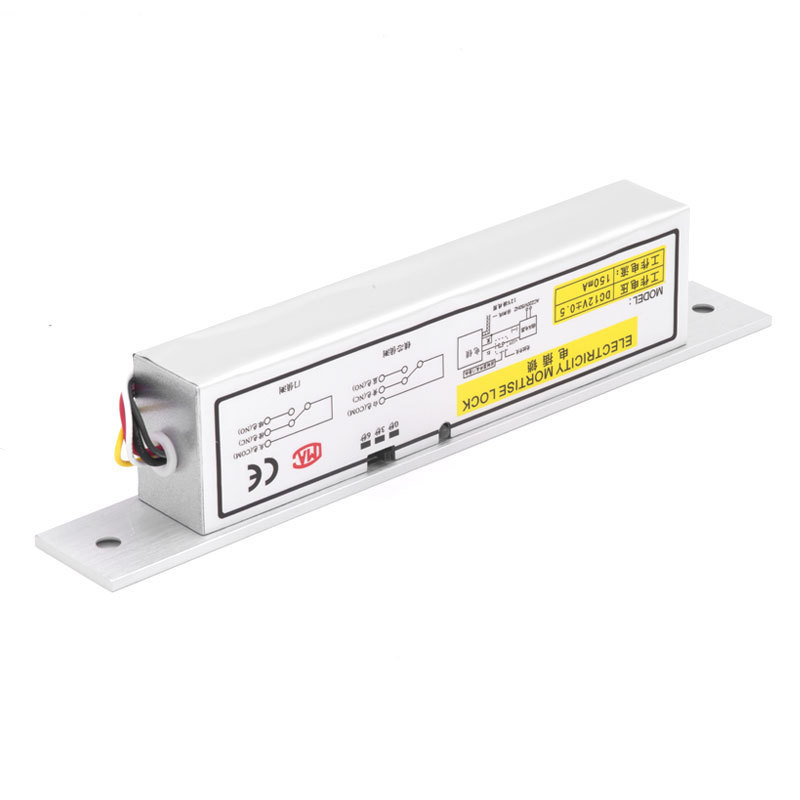 NC DC 12V Fail Safe Mode Narrow sliding Door Dead Bolt Lock Electric ...