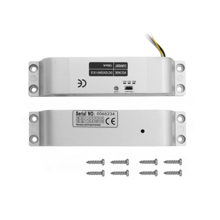 12v mini electronic sliding bolt lock fail security electric drop bolt ...