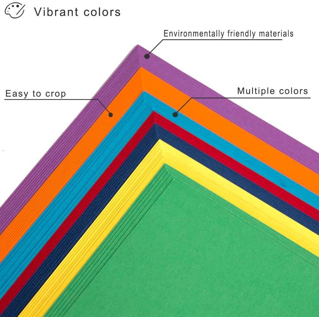 A4 size decorating color chart paper rolls for crafts kraft/white/black ...