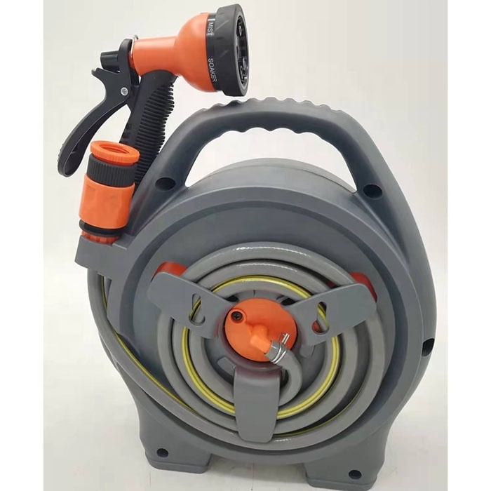 Rolling Portable Garden Hose Reel Retractable Hose Reel Mini Garden ...