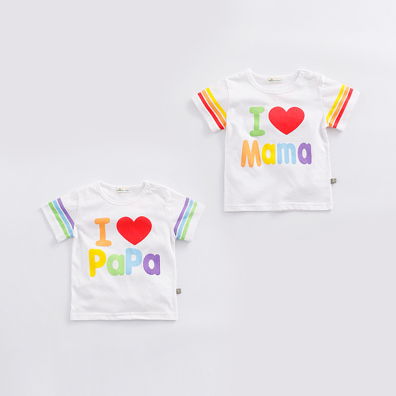 Wholesale 1 Dollar Clothes Pima Cotton I Love Mamas And Papas White ...