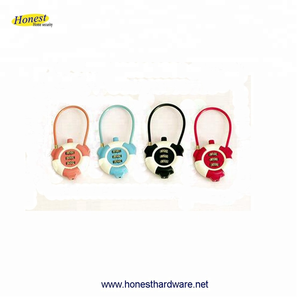 Cute panda password luggage cable lock padlock | Bestsuppliers.com