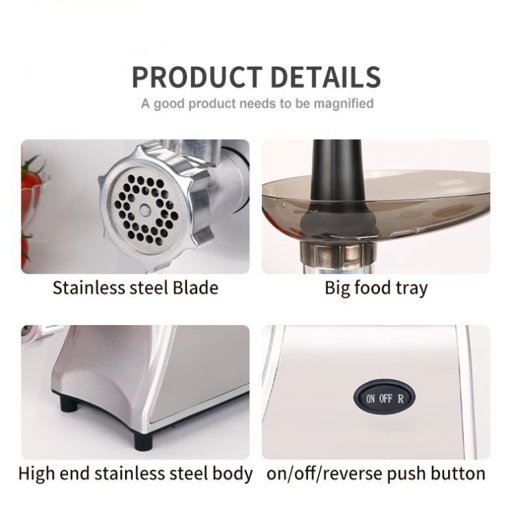 CE Certified Electric Meat And Bone Grinder Sausage Stuffer Colorful ...