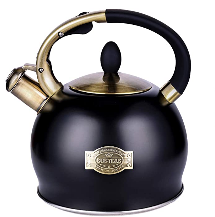 Stainless Steel Whistling Water Tea Kettles for Stove Top and Induction ...