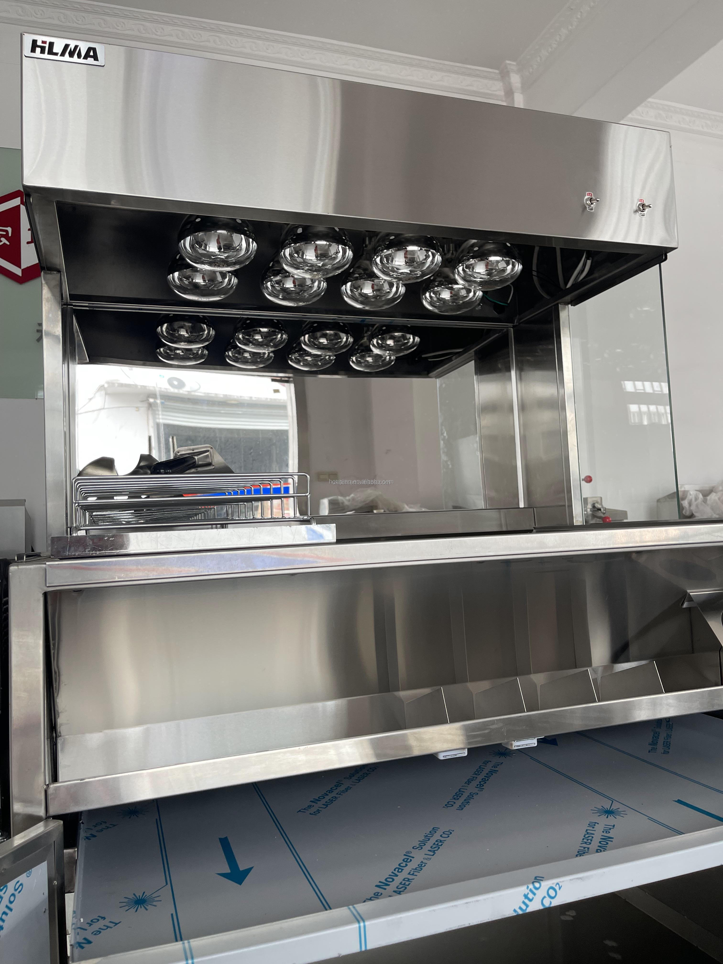 Commercial Fast Food Equipment Electric Standing Potato Chips Warmer ...
