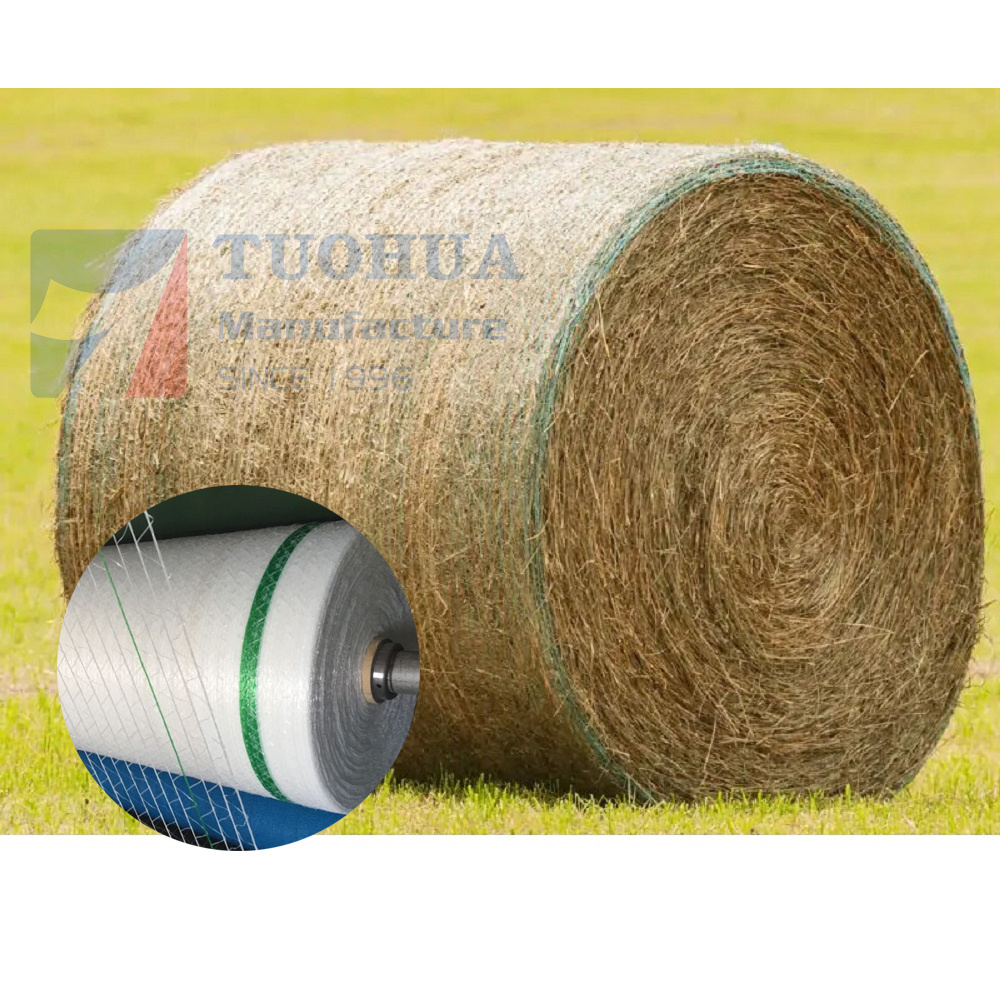 Agriculture Plastic Mesh Straw Silage Hay Bale Net Wrap Bale Warp Net ...