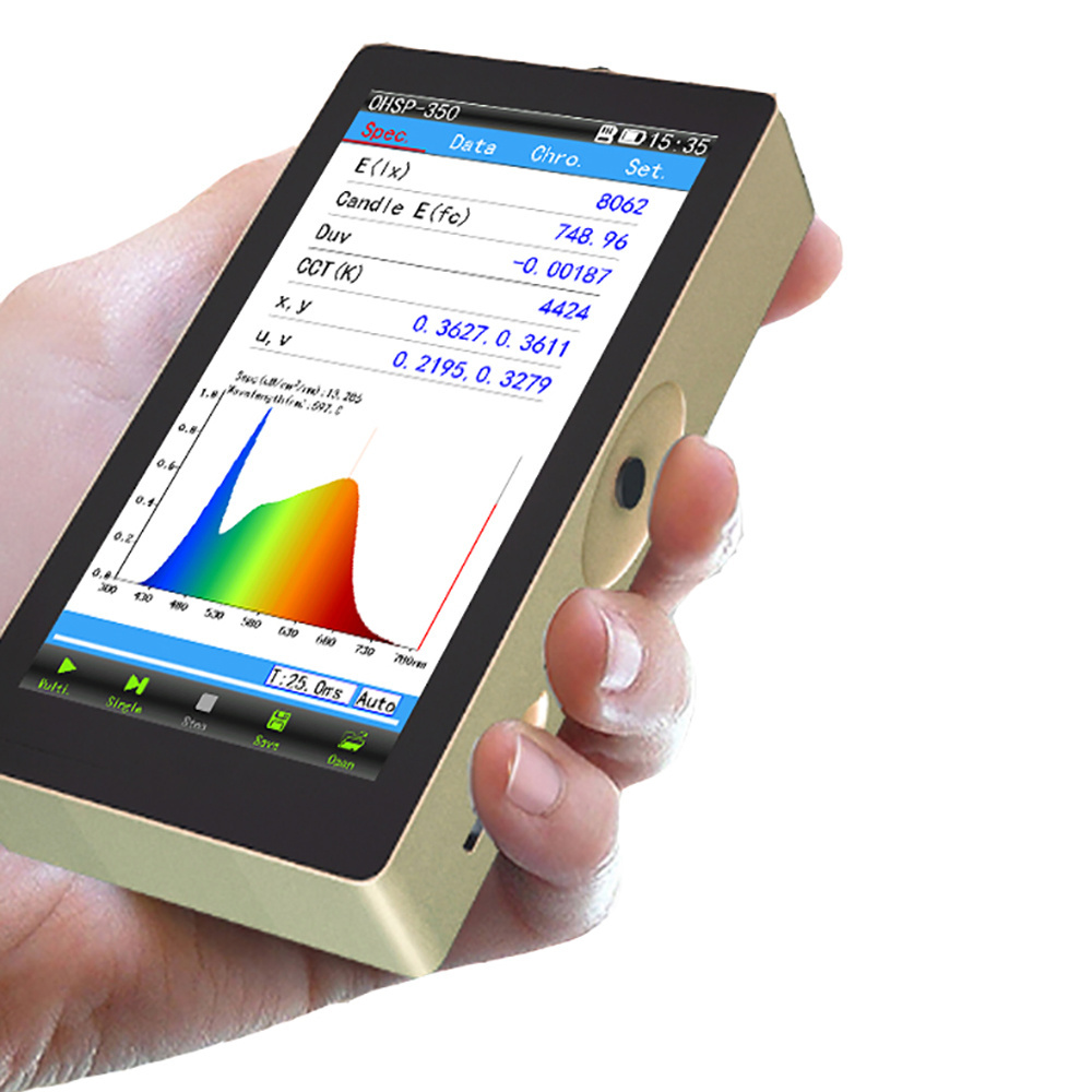 OHSP350C 380-780nm Hot Selling Spectrometer Handheld Spectrometer ...