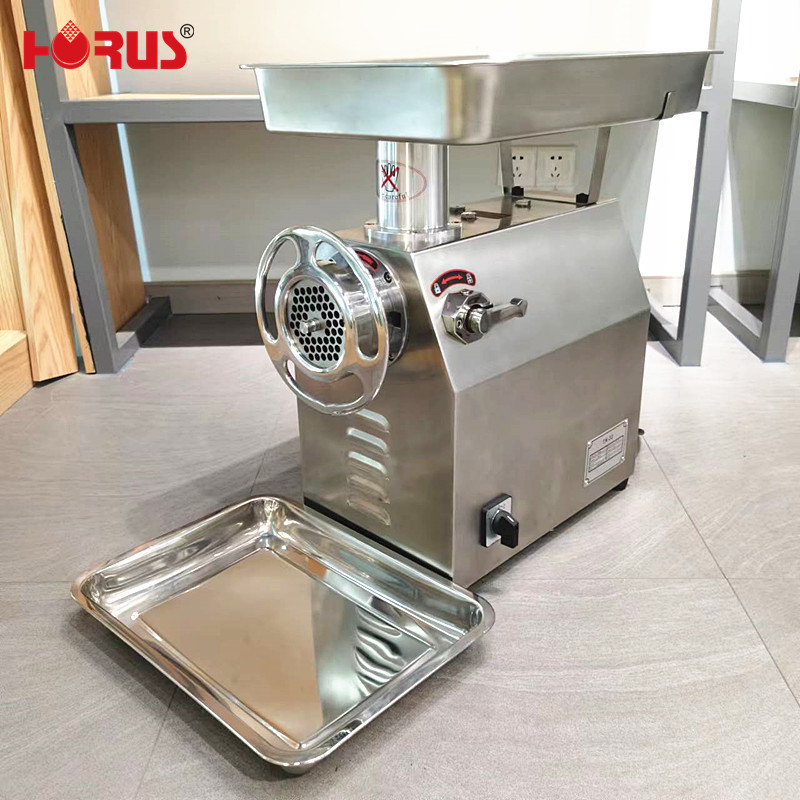 Electric 3 Hp Motor Meat Mincer Dual Blade Meat Grinder grinding ...