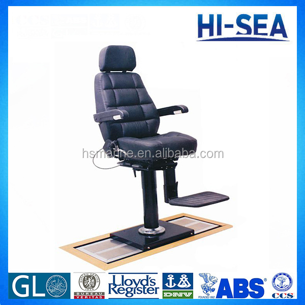 Marine Gas Lifting Helmsman Captain Chair Seat with Rail and Round ...