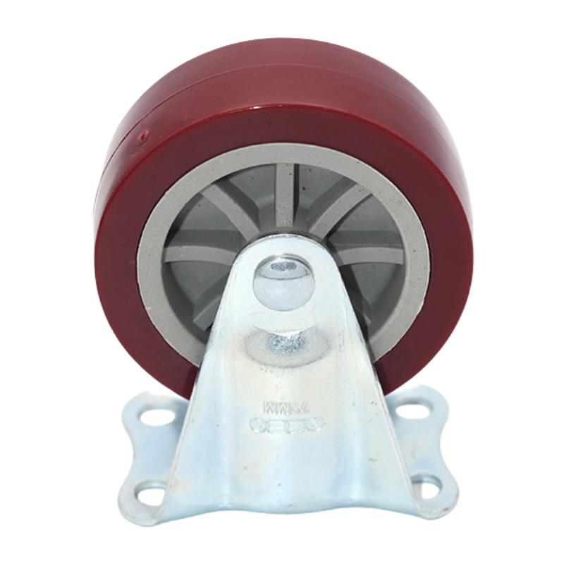 25mm 40mm 50mm Swivel Rubber Medium Caster Wheels Polyurethane ...