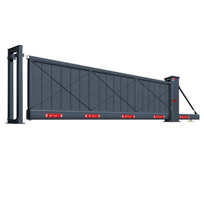 Cantilever Sliding Gates Black Sliding Gate Accessories Automatic Gate ...