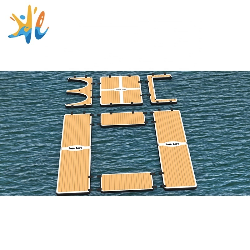 Inflatable Floating Raft Air Dock Inflatable Dock 4x2m Floating Swim ...