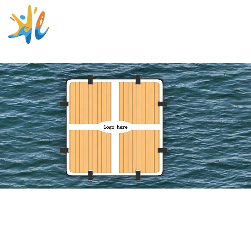 Inflatable Floating Raft Air Dock Inflatable Dock 4x2m Floating Swim ...