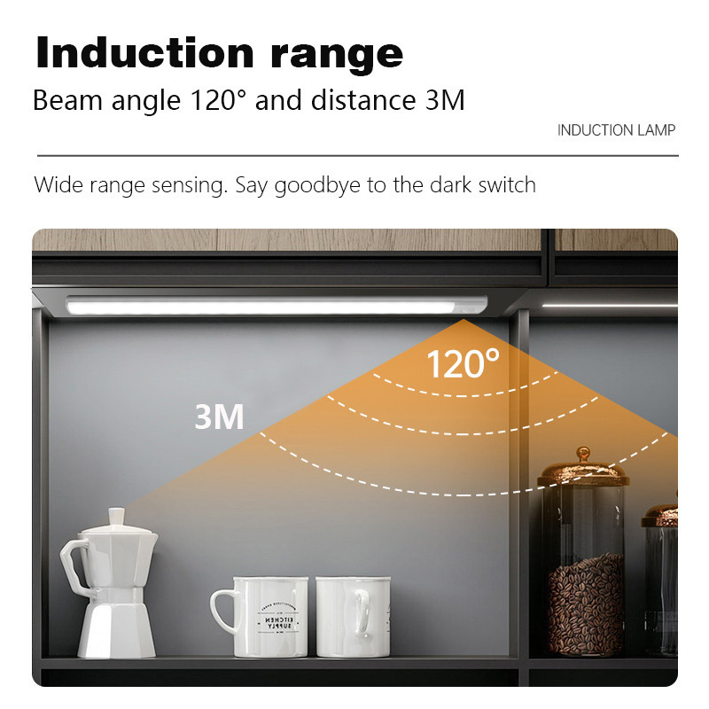 Ultra-thin infrared sensing light strip intelligent led bar magnetic ...