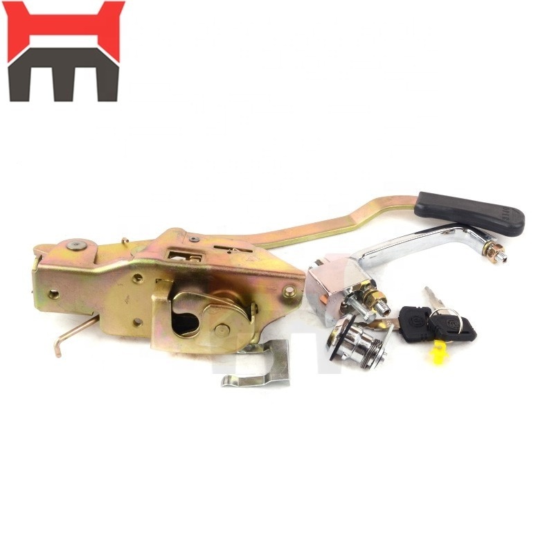 Excavator cab parts EX120-2 EX200-2 Excavator cab door lock assy ...