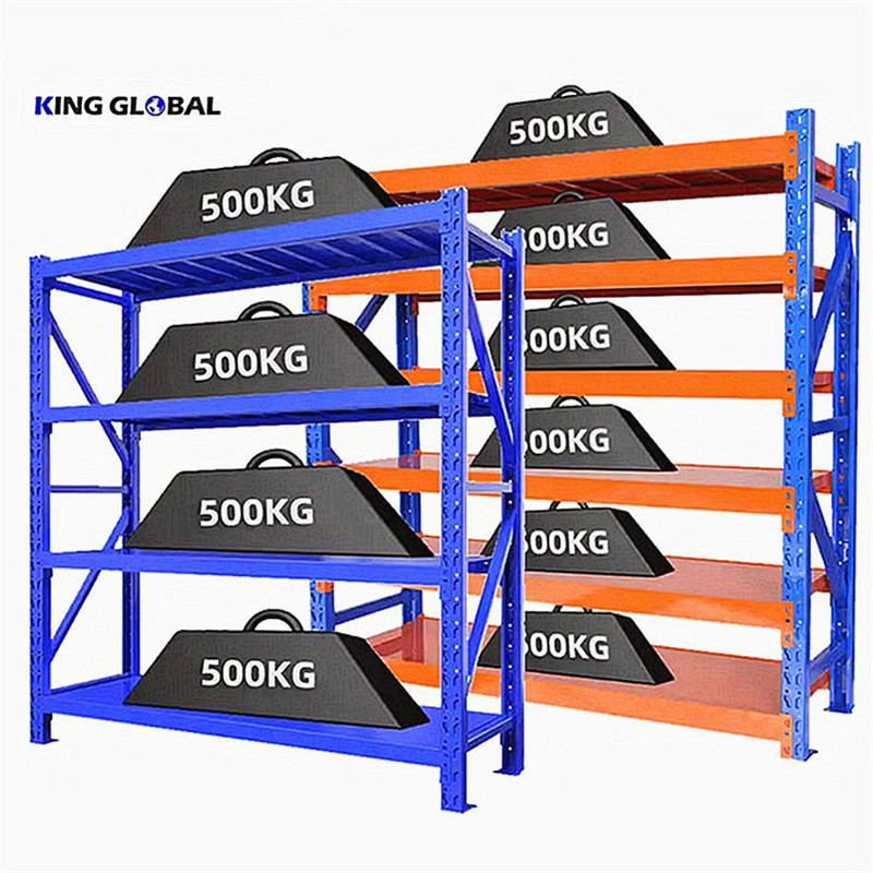 Factory Metal boltless stacking rack Industrial Warehouse Storage Racks ...