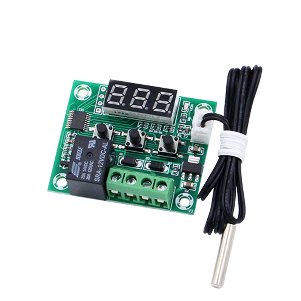 W1209 Dc 12v Red Screen Heat Great Temperature Thermostat Temperature ...