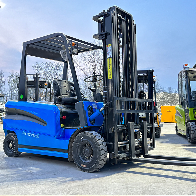 CE/EPA fully electric 3.5 ton electric forklift container mast 72v ...